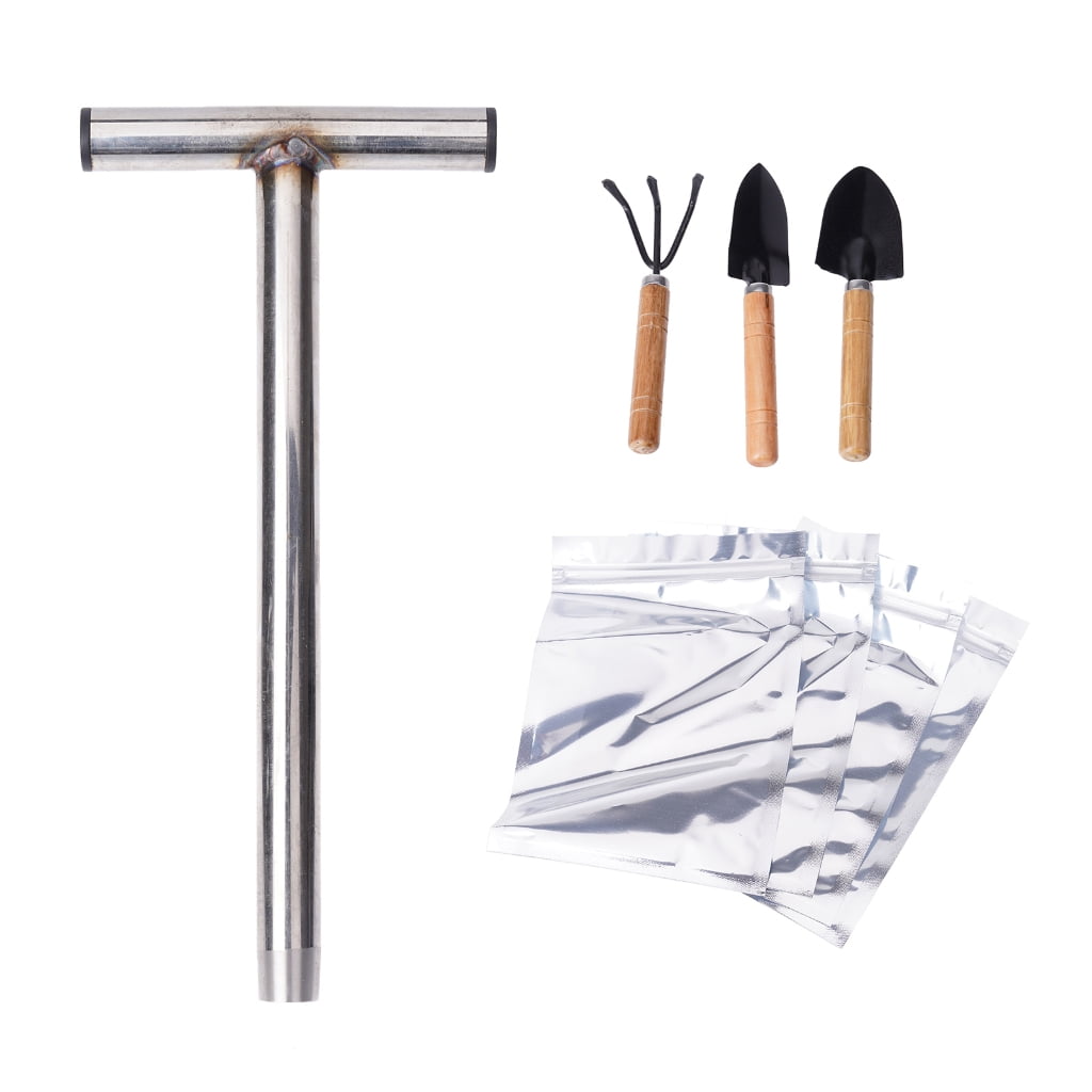 T-Handle Soil Sampler Probe Rod Tool Set Soil Sample Probe for Lawn ...