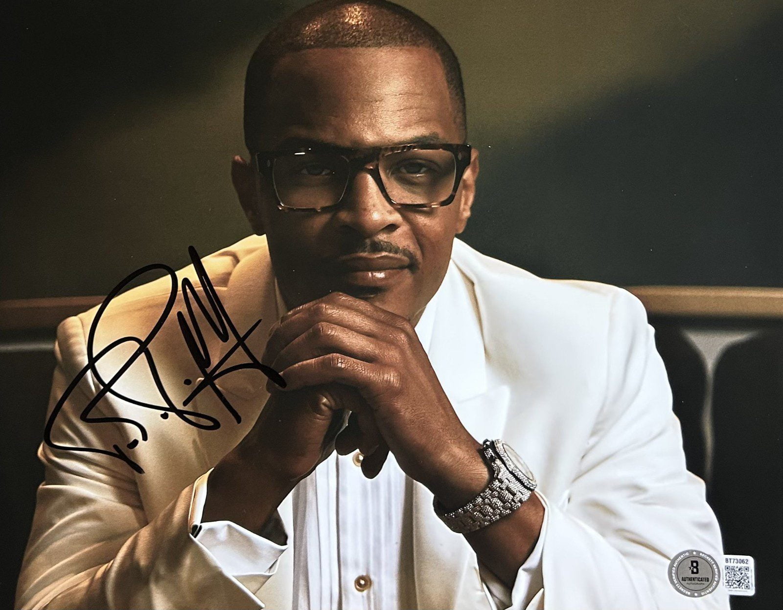 T.I. Signed Autograph 8x10 Beckett Rapper #2 BT73062 Rap Hip-Hop Artist ...