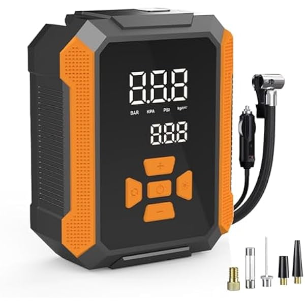 T&Jero 150PSI Wheel and Tire Inflator Portable Air Compressor, 12V DC ...