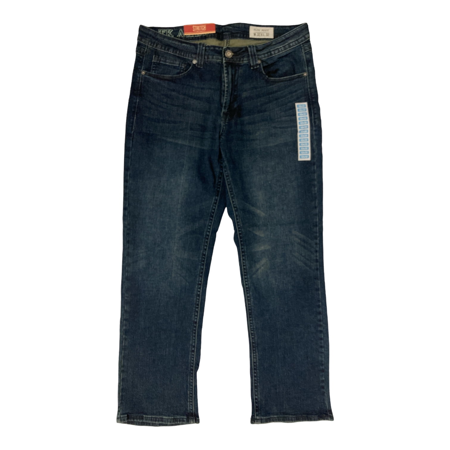 T.K. Axel Men's Flattering Slim Boot Cut Button & Zip Stretch Denim ...