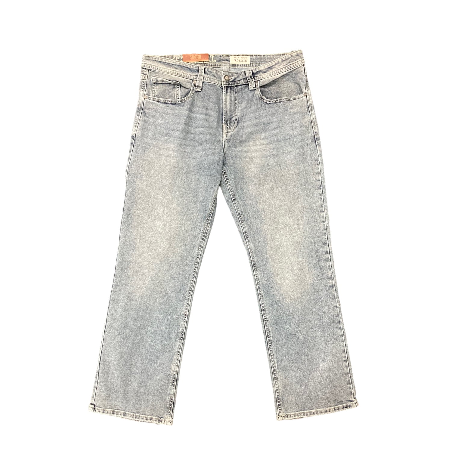 T.K. Axel Men's Flattering Slim Boot Cut Zip Closure Stretch Denim ...