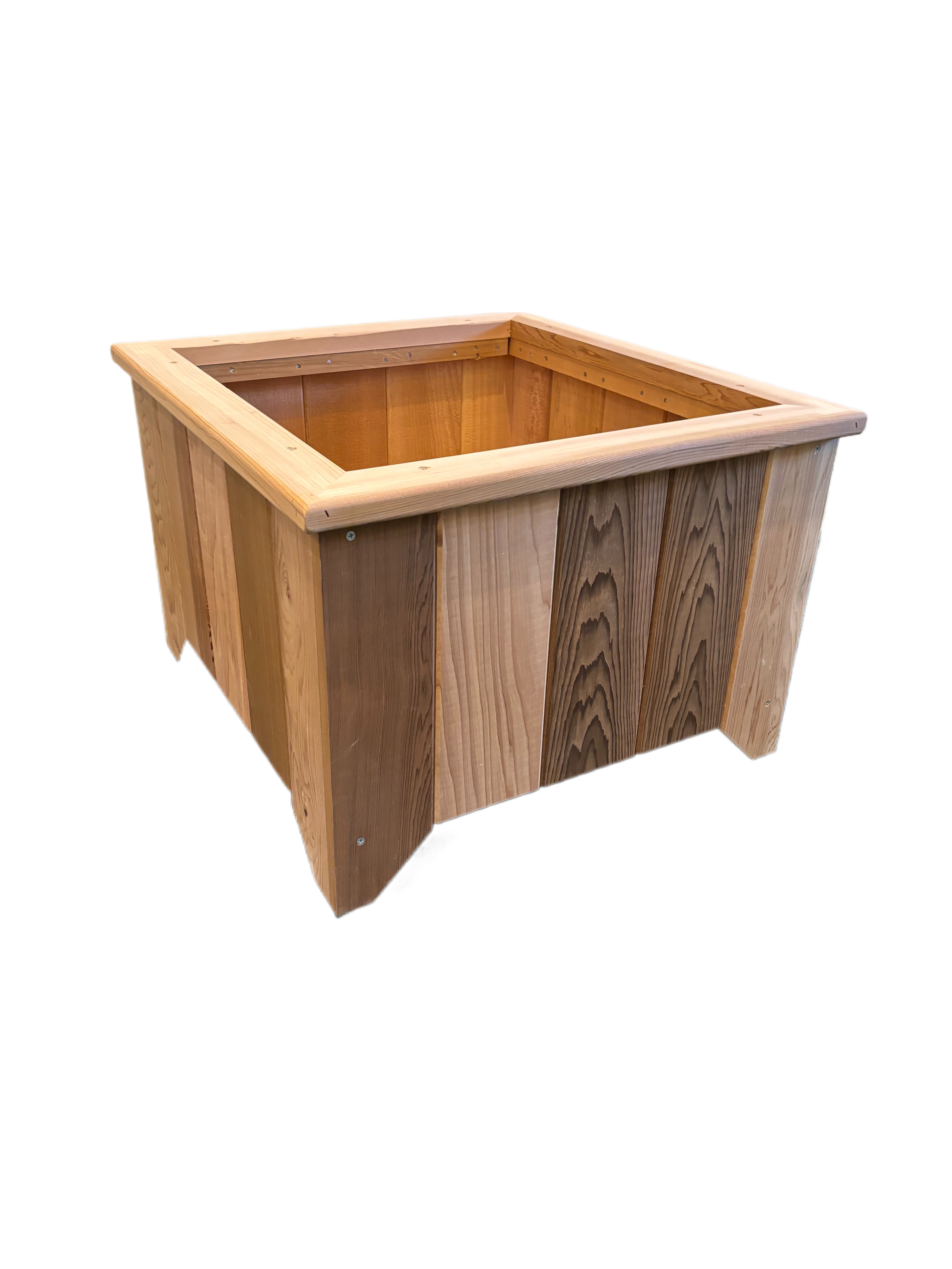 T&L Extra Large Square Planter Box - unstained - Walmart.com