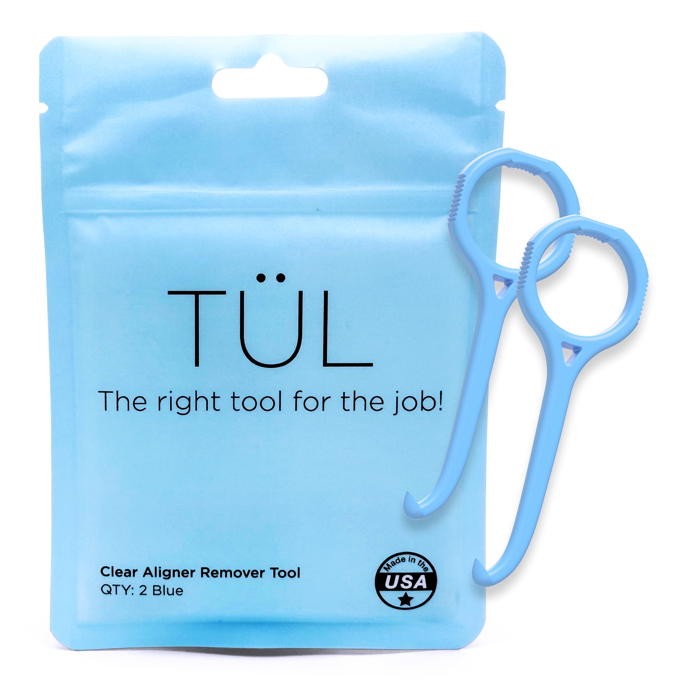 TÜL Invisalign Remover Tool, Made in the USA, Lifetime Warranty, Blue 2 ...