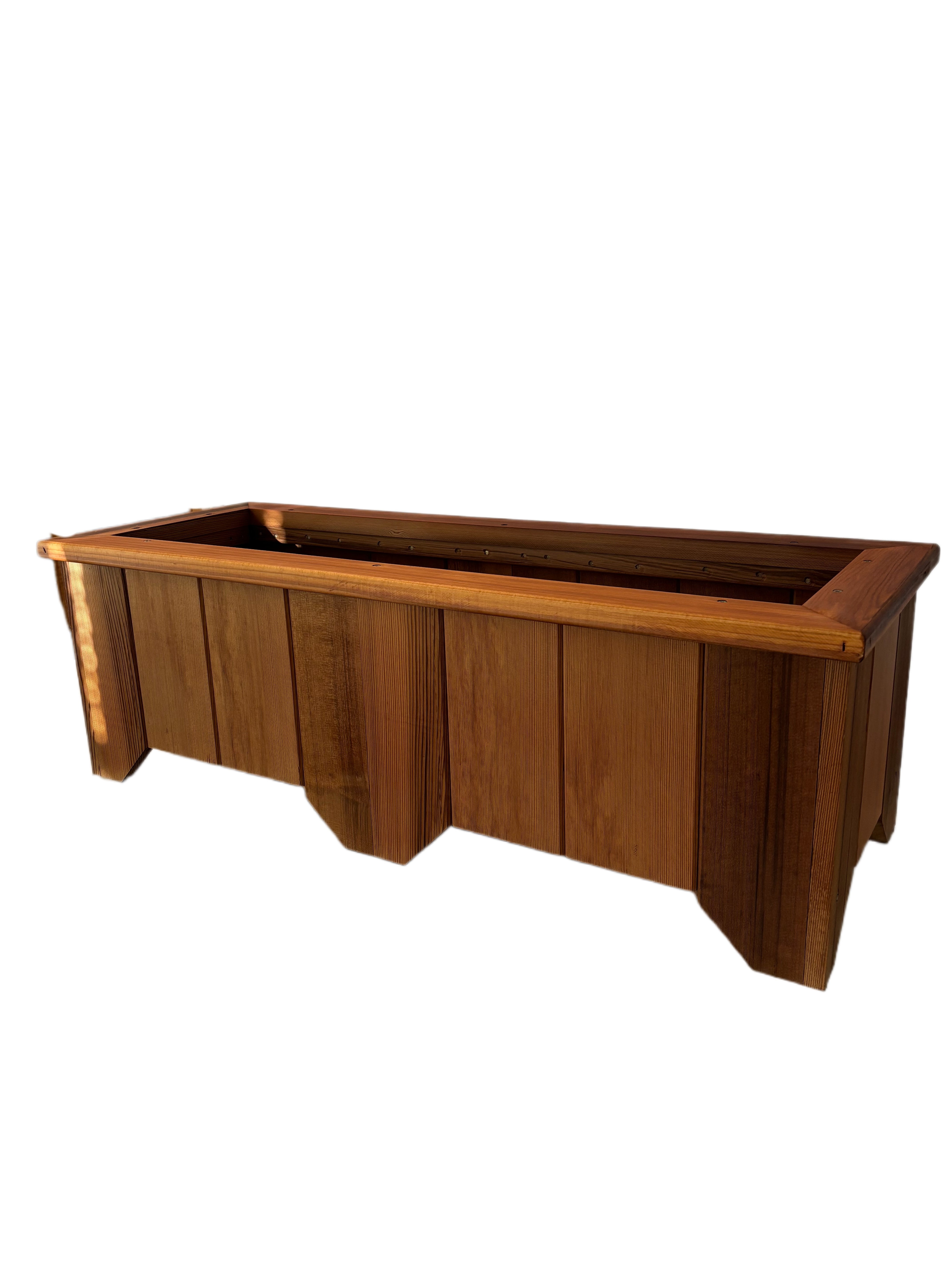 T&L Small Rectangular Planter Box - cedar stained - Walmart.com