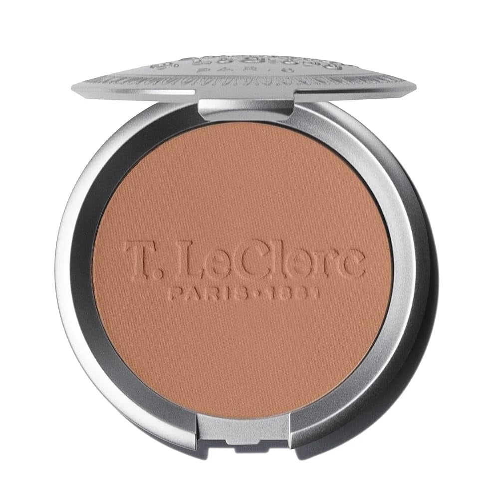 T.LeClerc Rice Compact Powder - Anti-Aging Pressed Powder with Brown ...