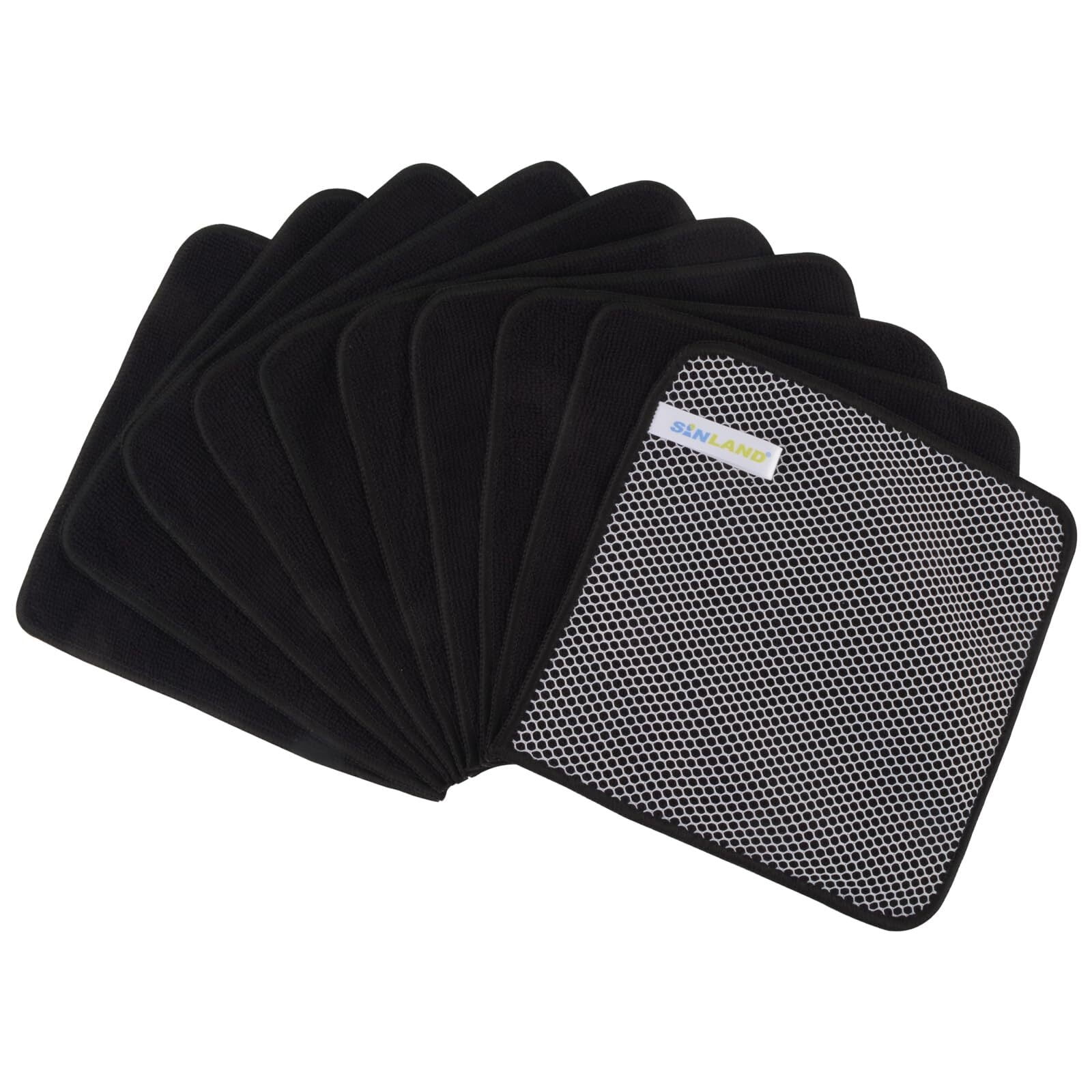 T Microfiber Dish Cloth for Washing Dishes Dish Washing Rags Best Kitchen Washcloth Cleaning ...