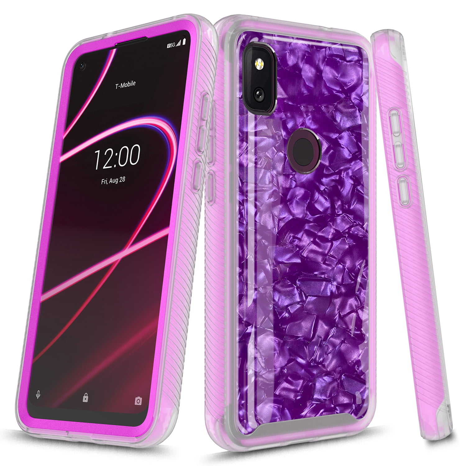 T-Mobile REVVL 4 Case, Rosebono Graphic Design Shockproof Impact ...