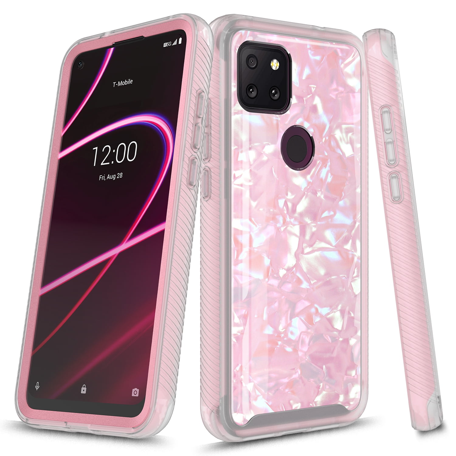 T-Mobile REVVL 5G Case, Rosebono Graphic Design Shockproof Impact ...
