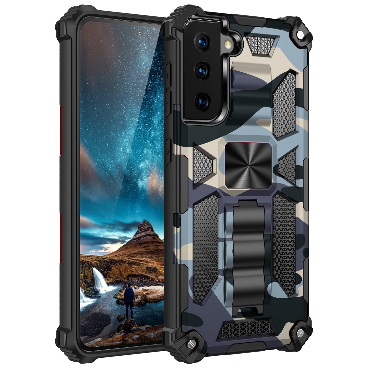 T-Mobile REVVL V Plus 5G Case, Tough Rugged Hybird Impact-Resistant ...