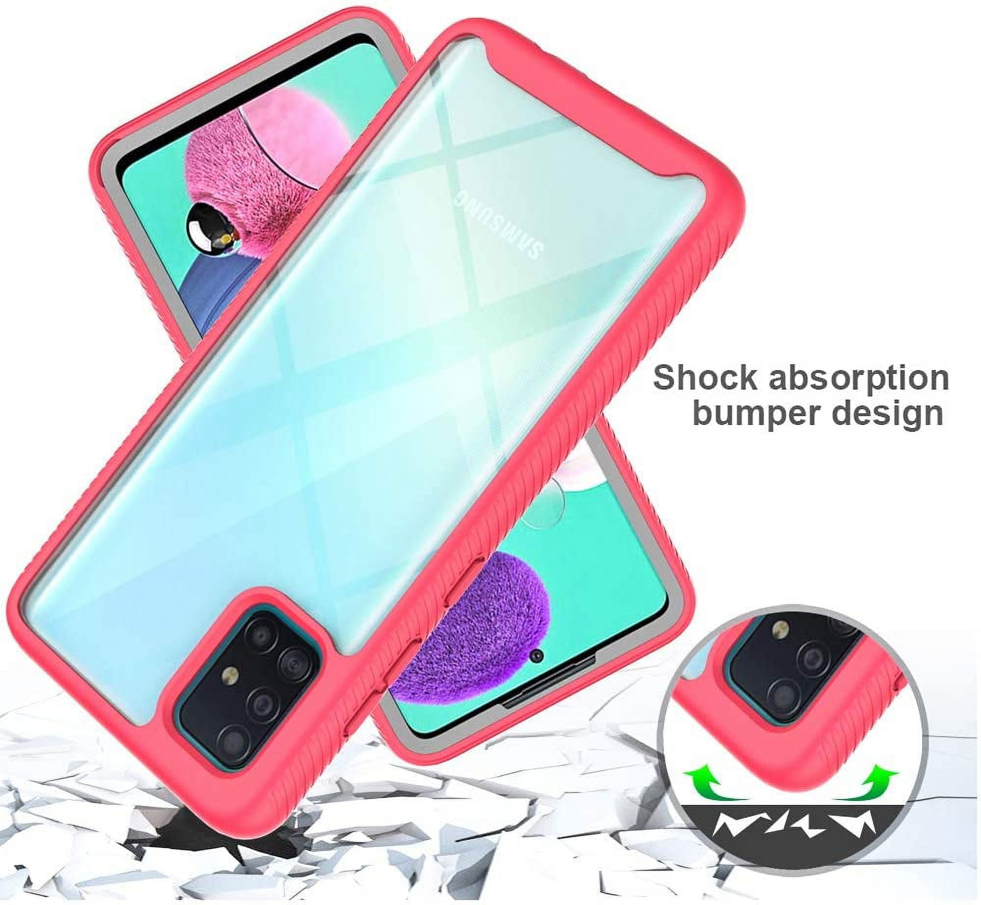 T-Mobile Revvl 5G Case, Transparent Drop Proof Phone Cover (Pink ...