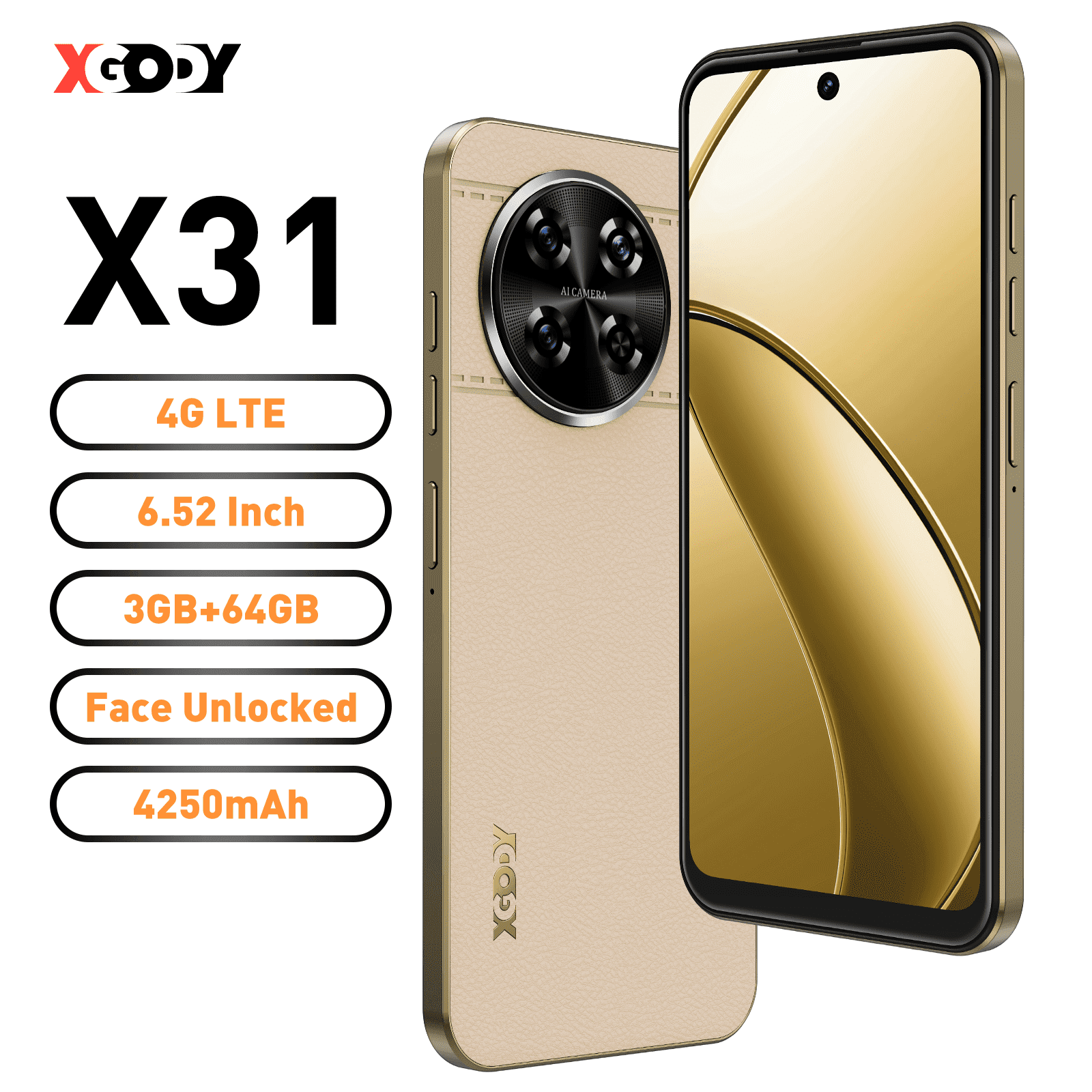 T-Mobile Unlocked Smartphones, XGODY Unlocked Cell phones 6.528inch ...