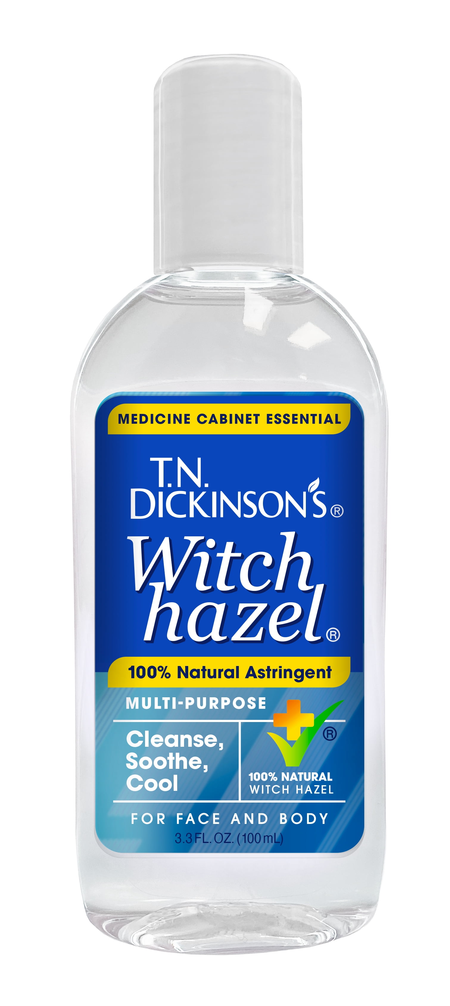 T.N. Dickinson's Natural Witch Hazel Astringent, 3.3 fl oz - Walmart.com