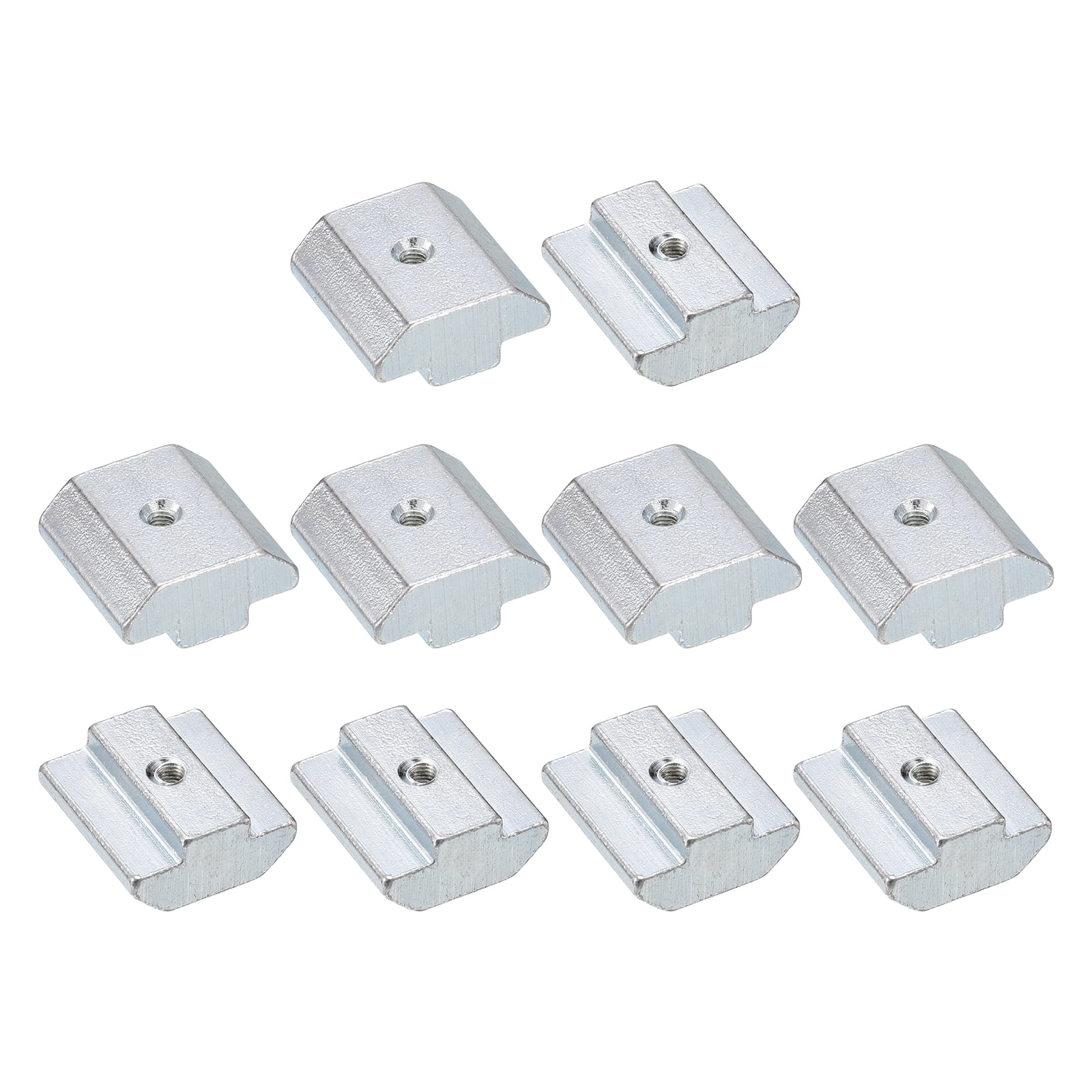 T Nuts, 20pcs - Galvanized Carbon Steel T Slot Bolts, 4040 Series M3 Hammer Head Fastener ...