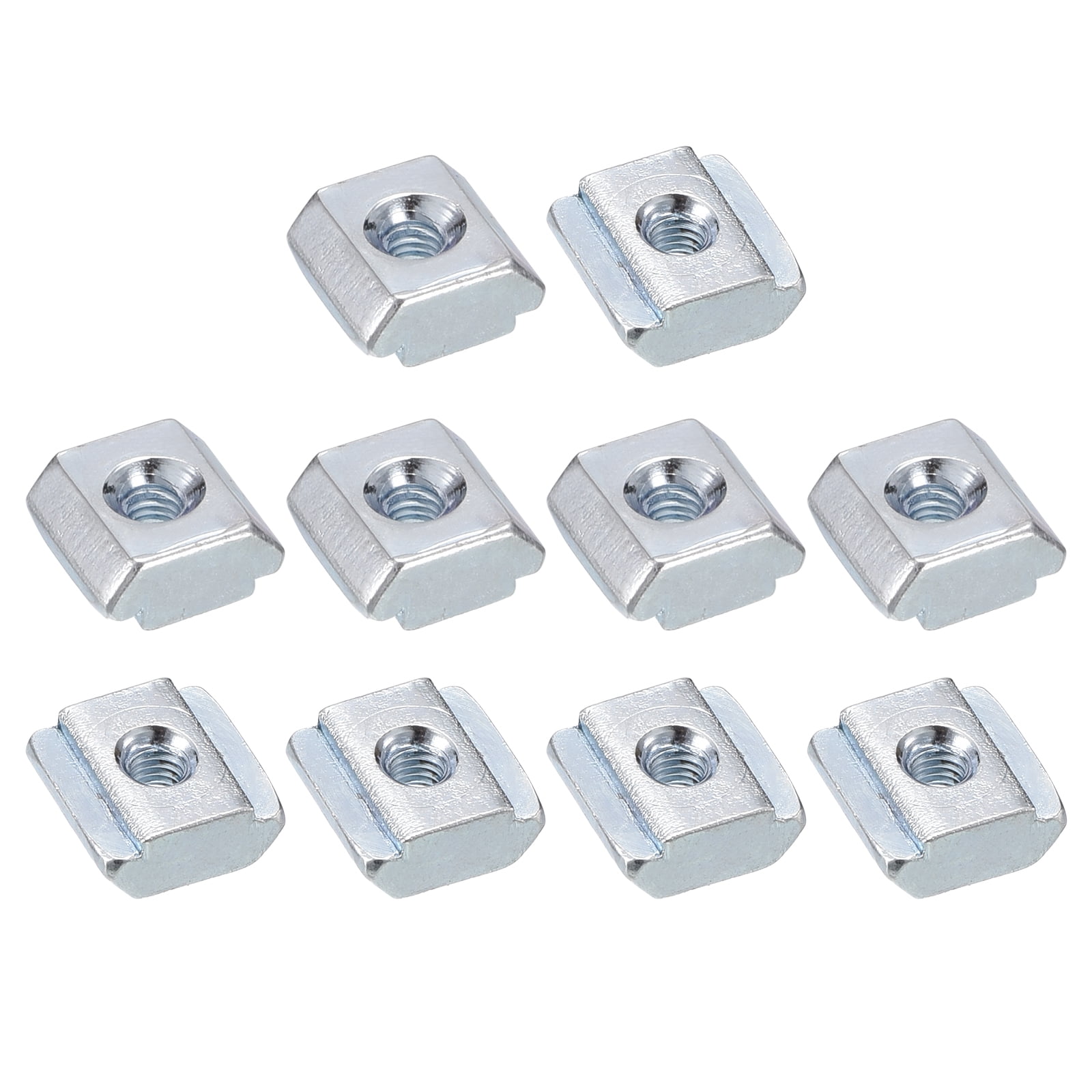 T Nuts, 25pcs - Galvanized Carbon Steel T Slot Bolts, 2020 Series M3 ...