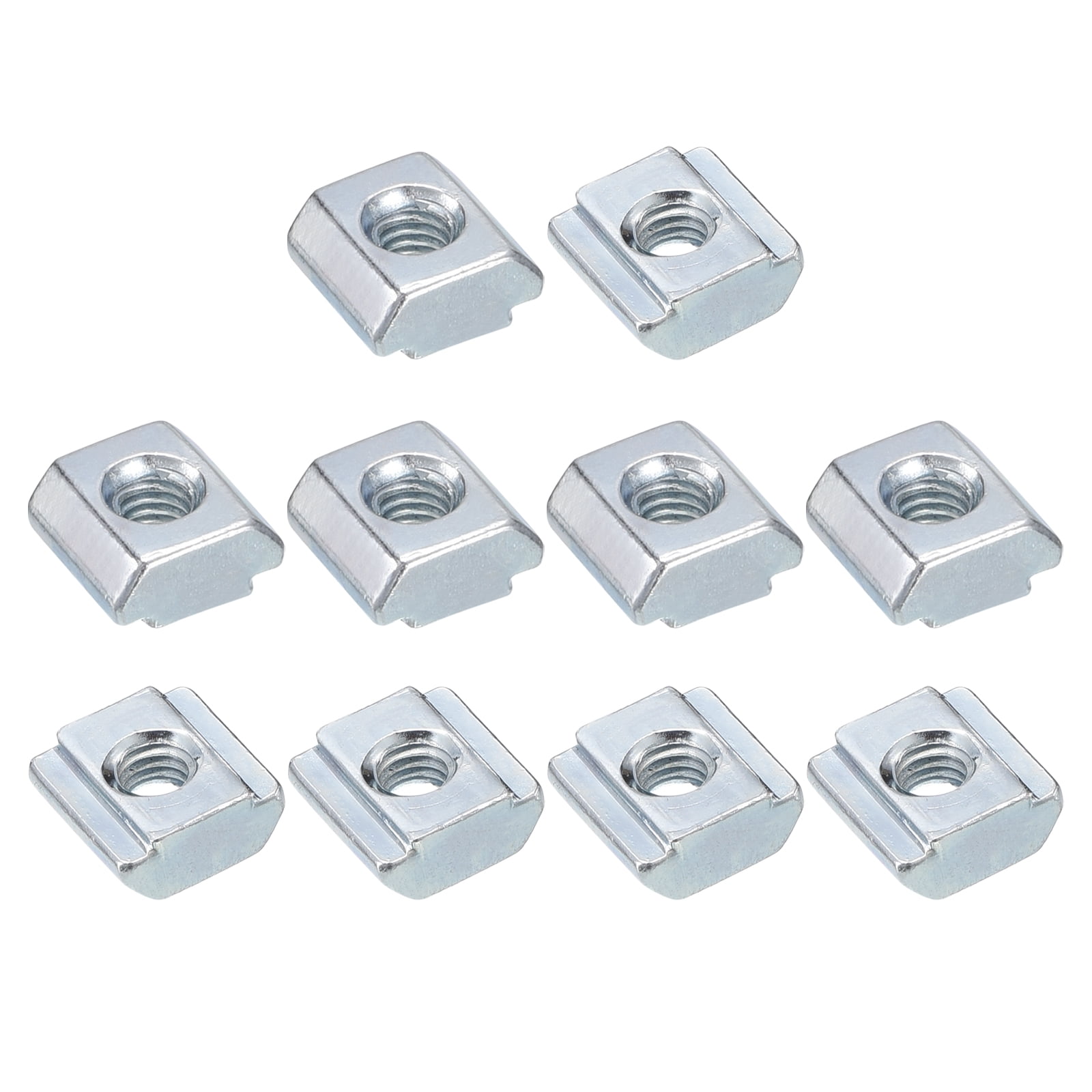 T Nuts, 50pcs - Galvanized Carbon Steel T Slot Bolts, 2020 Series M4 Hammer Head Fastener ...