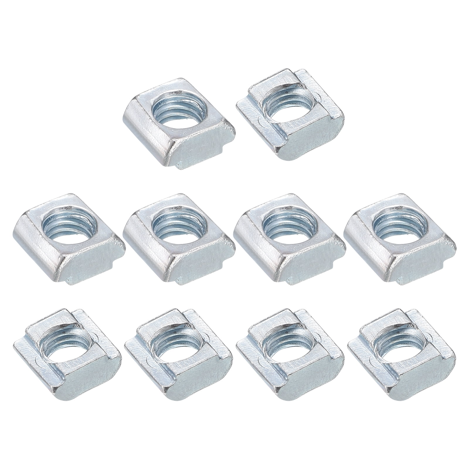 T Nuts, 60pcs - Galvanized Carbon Steel T Slot Bolts, 2020 Series M6 ...
