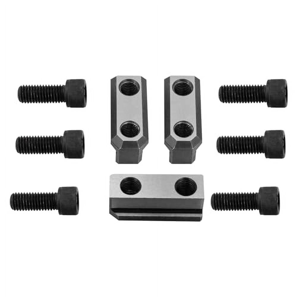 T Nuts Set,3 PCS Jaws T-Nuts with 6 M12 Track Bolts,30-35 HRC Hardness ...