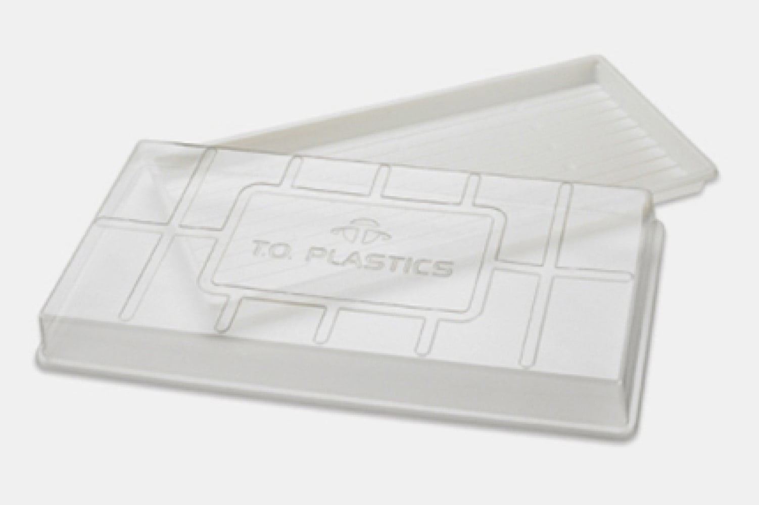 T.O. Plastics 1020 Clear Plastic Humidity Dome - Retains Moisture, Fits ...