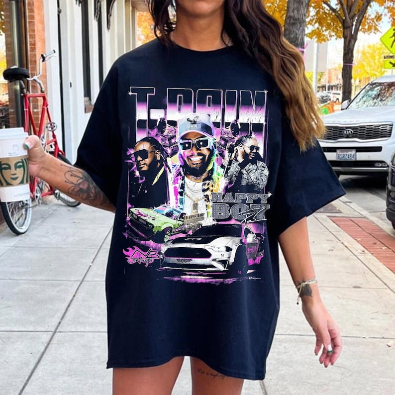 T-Pain TP20 Tour Merch Shirt, T-Pain Graphic Tour Tee, TP20 Tour ...