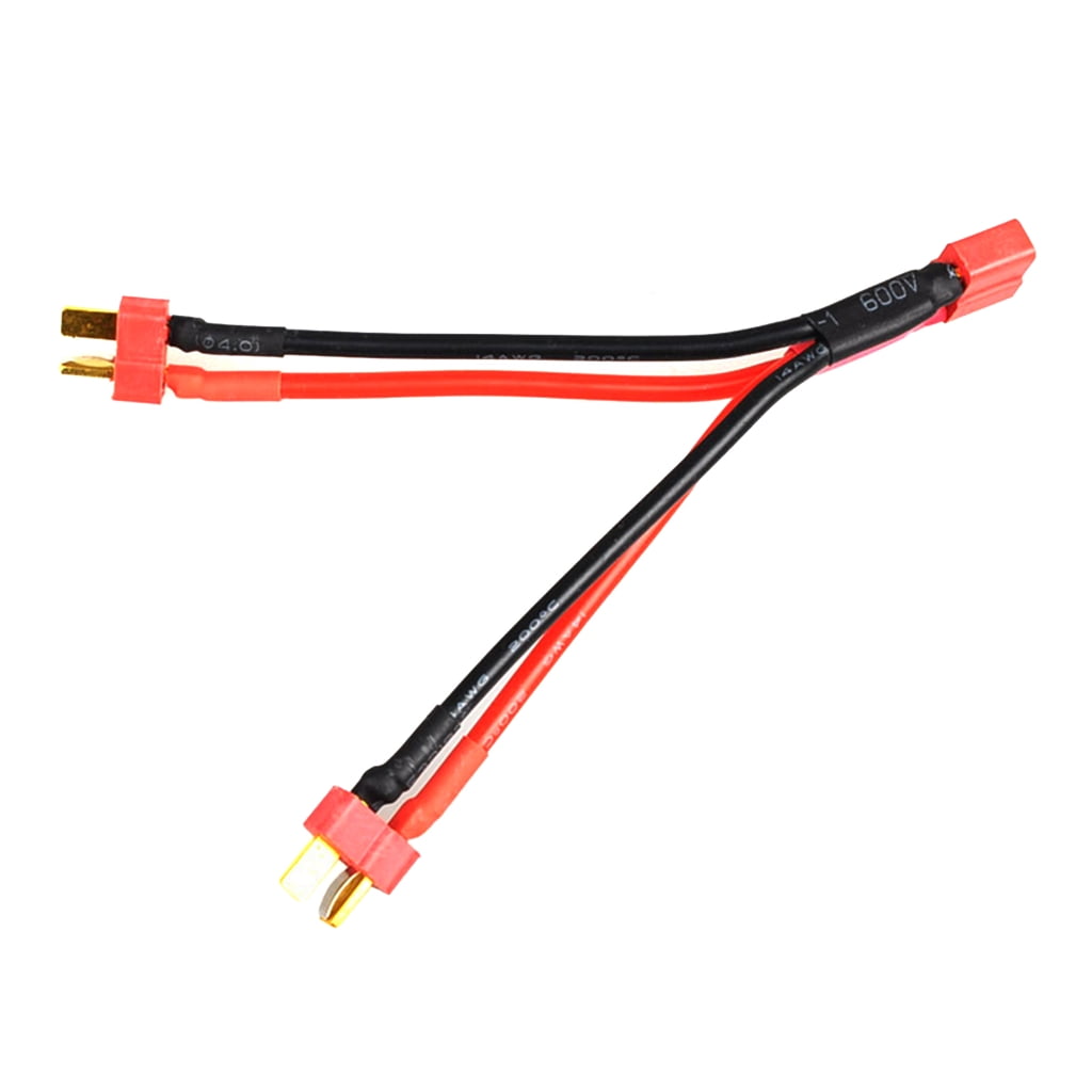 T Plug Parallel Cable T Plug Adapter Connector 1 Female T Plug to 2 ...
