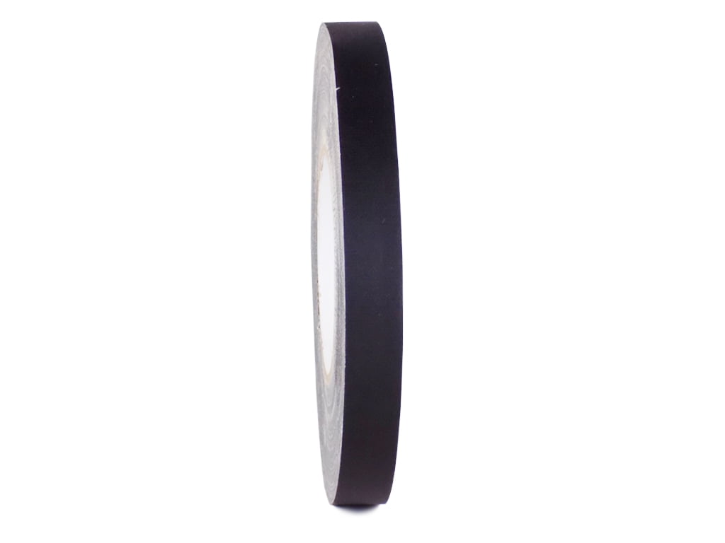 T.R.U. CGT-80 Black Gaffers Stage Tape with Rubber Adhesive, 1/2 in ...