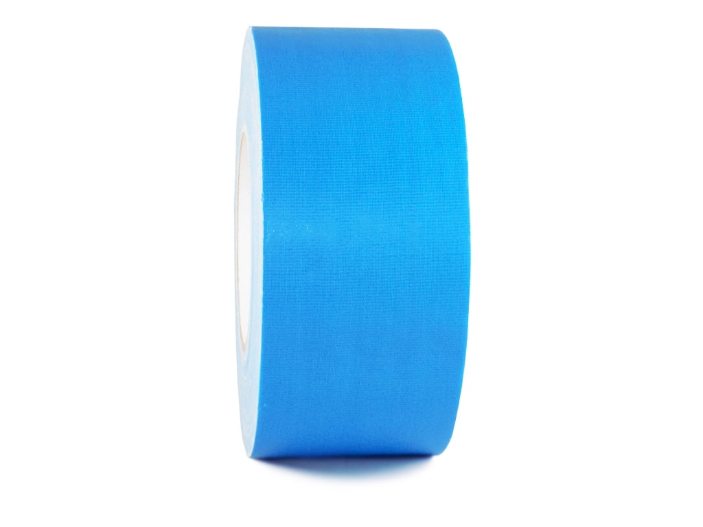 T.R.U. CGT-80 Light Blue Gaffers Stage Tape with Rubber Adhesive, 6 in ...