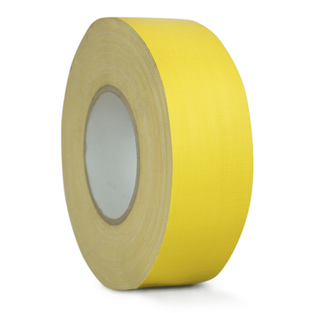 T.R.U. CGT-80 Yellow Gaffers Stage Tape with Rubber Adhesive, 2.5 in ...