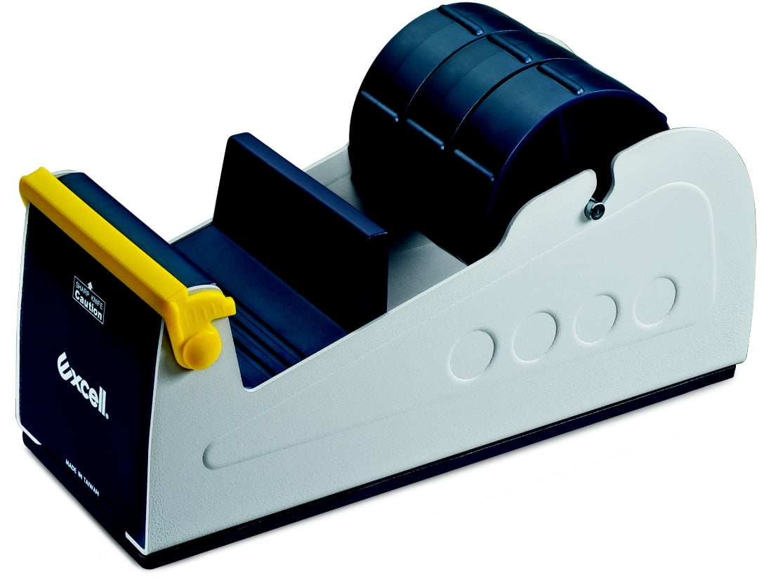 T.R.U. ET-337 Blue/Grey Premium Multi-Roll Steel Desk Top Tape ...