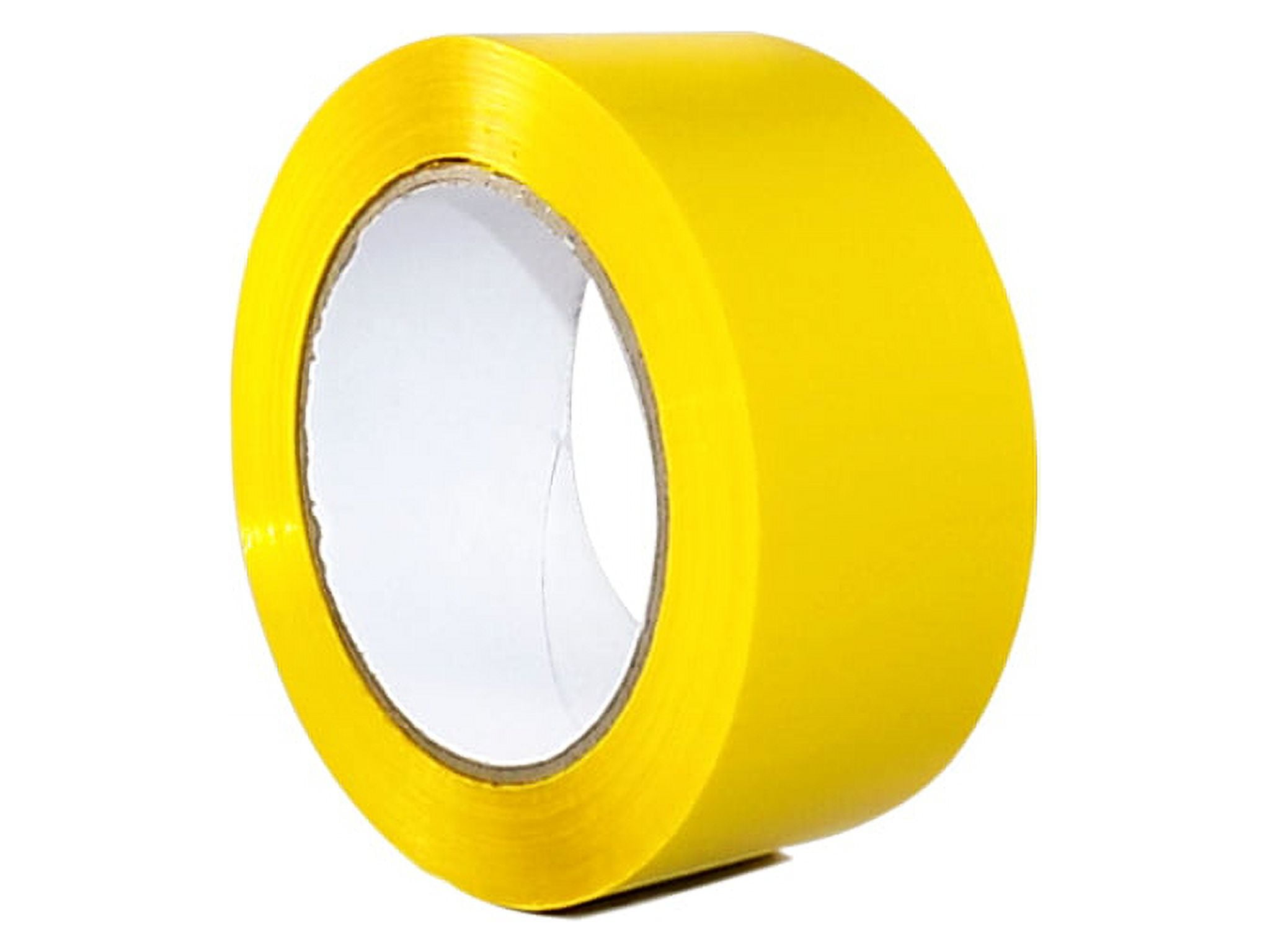 T.R.U. OPP-20C Yellow Carton Sealing Packaging Tape 2 in. wide x 55 yds ...