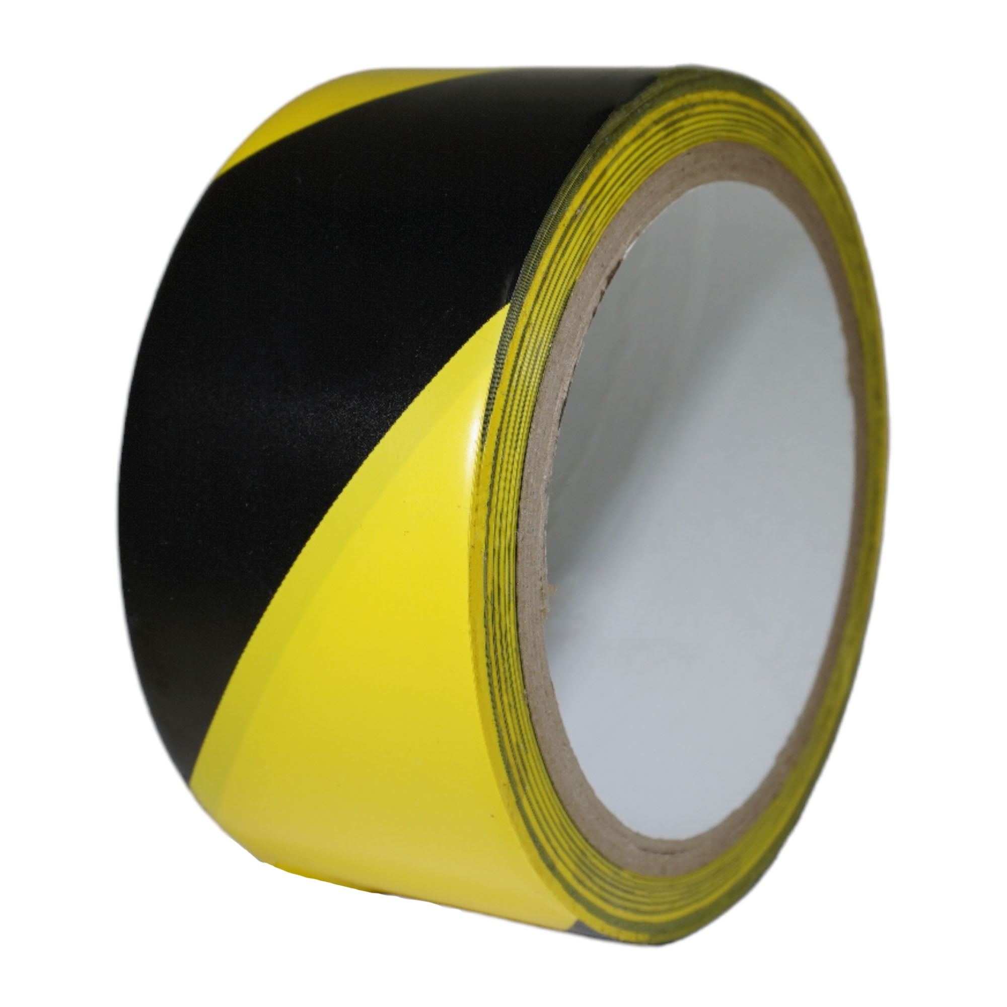 T.R.U. SST-618C Black & Yellow Hazard Warning Safety Stripe Tape: 2" in ...