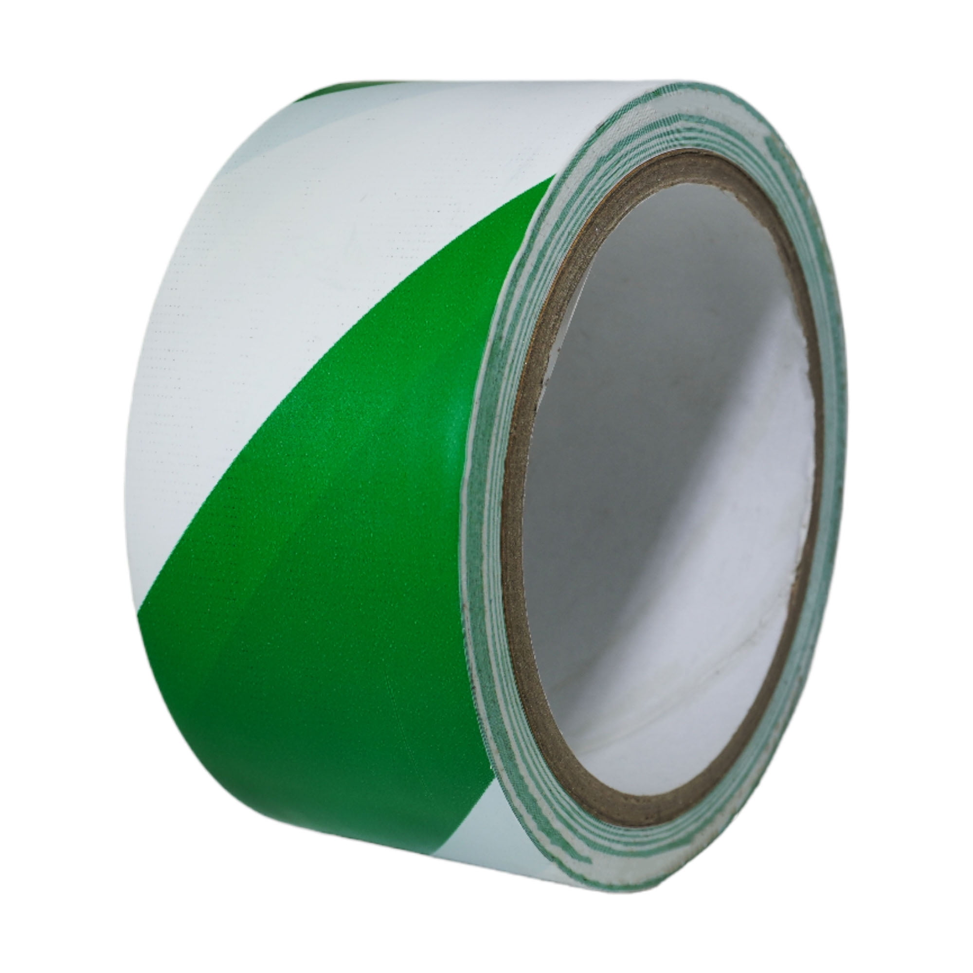 T.R.U. SST-618C Green & White Hazard Warning Safety Stripe Tape: 2" in ...