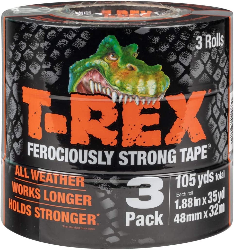 T-REX Ferociously Strong Tape, Duct Tape with UV Resistant & Waterproof ...