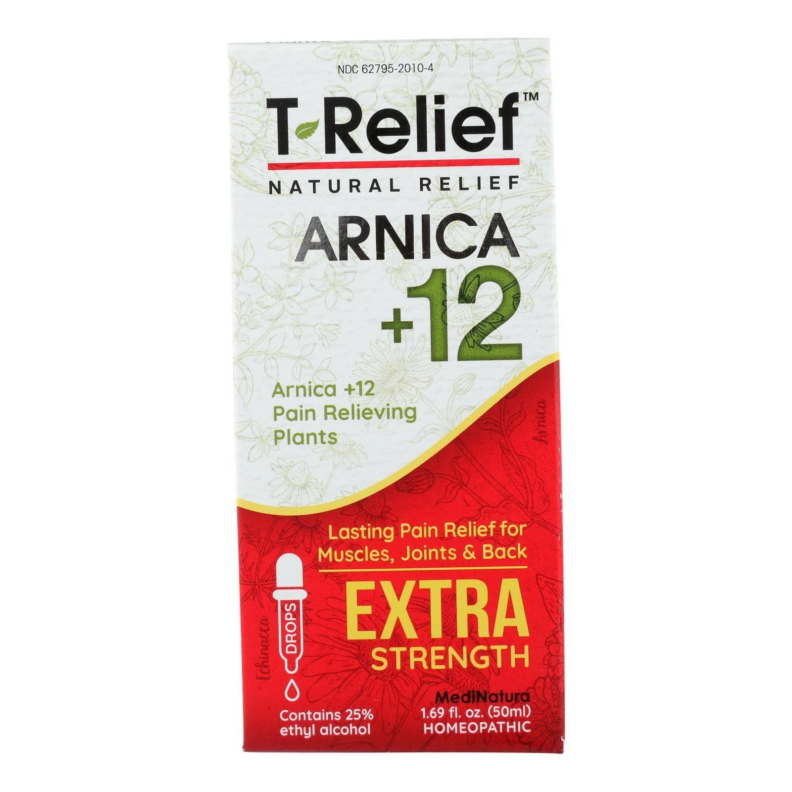 T-Relief - Pain Relief Oral Drops - Arnica plus 12 Natural Ingredients ...