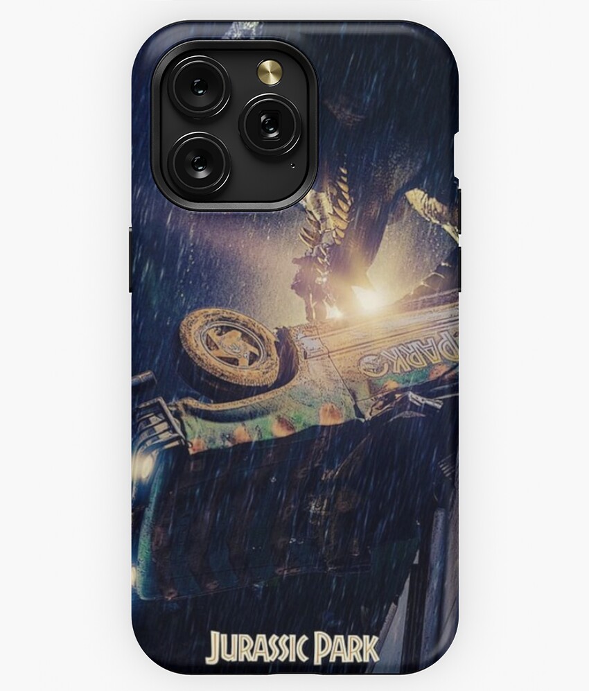 T-Rex Escapes Wall Art Jurassic Art G991 Phone Case for iPhone17 16 15 ...