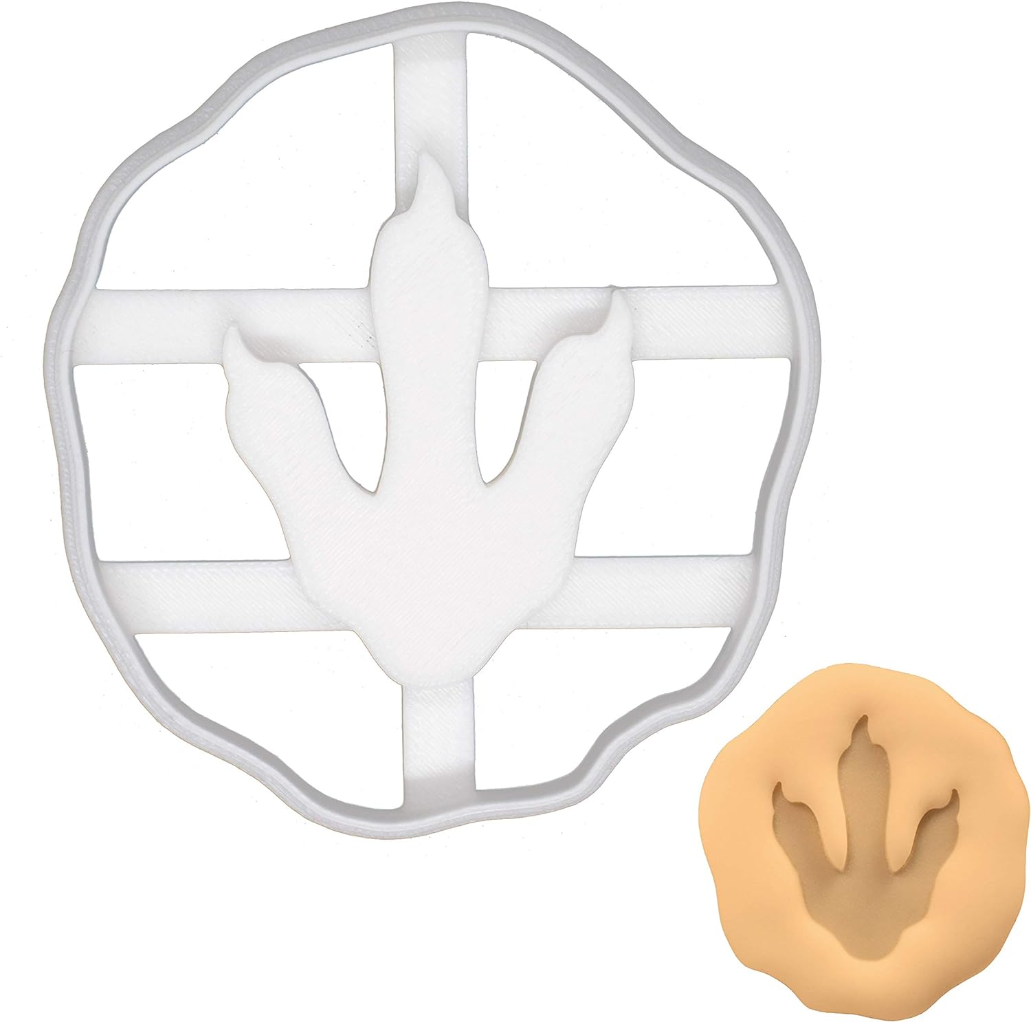 T-Rex Footprint Fossil Cookie Cutter - Create Jurassic-Themed Treats ...