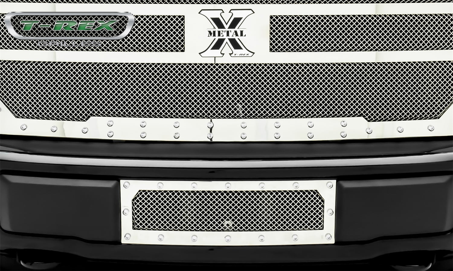 T-Rex Grilles 6725740 X-Metal Series Mesh Bumper Grille Assembly; 1 pc ...