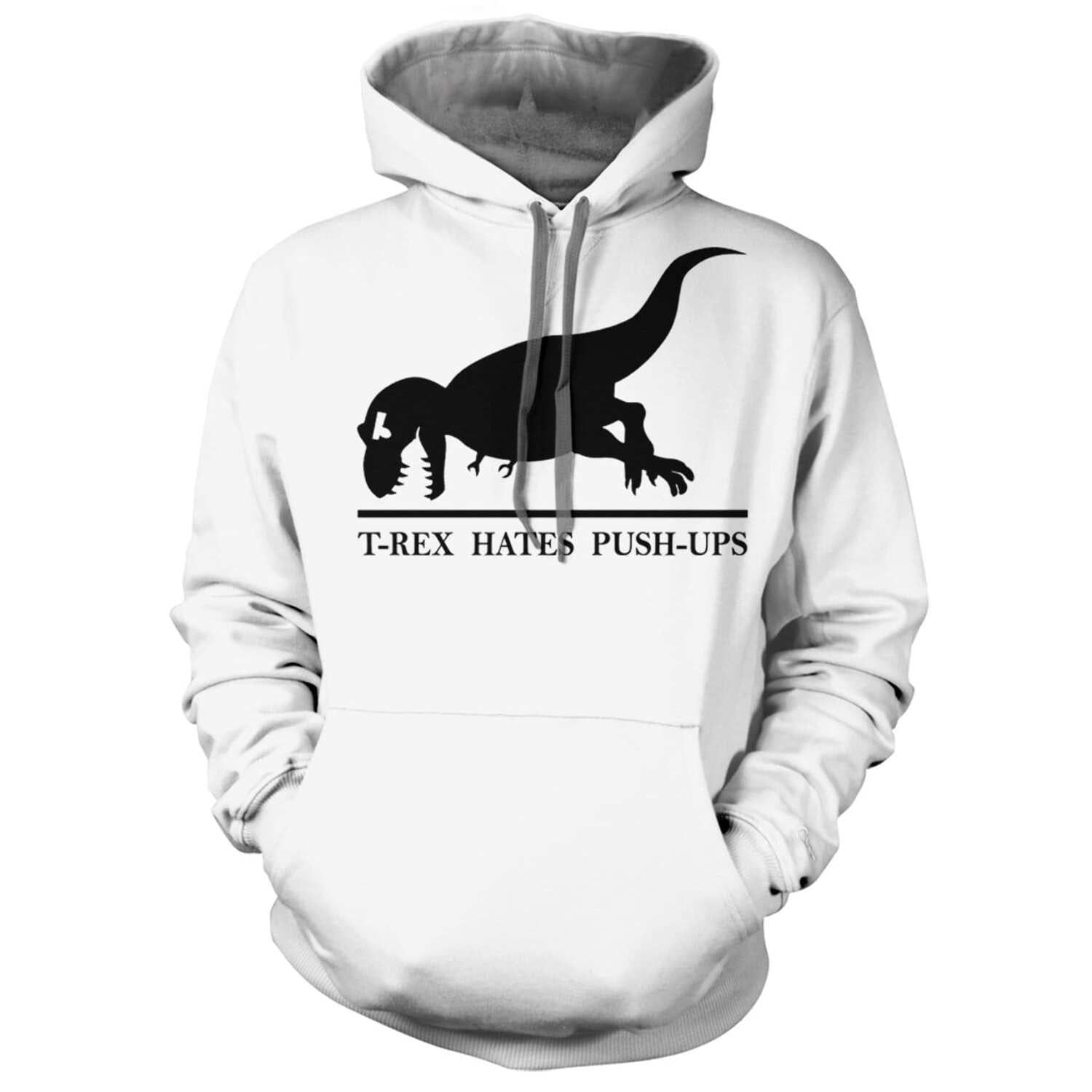 T-Rex Hates Push Ups Hoodie - Walmart.com
