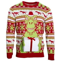 Santa Claus 3D Chimney Climbing Ugly Christmas Sweater - Walmart.com