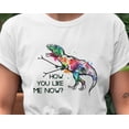 T Rex Shirt How You Like Me Now TRex Hand Grabbers Adult Dinosaur ...