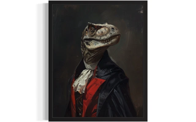 T-Rex Vampire Animal Photo Art Print Poster Wall Art Painting NO FRAMED ...