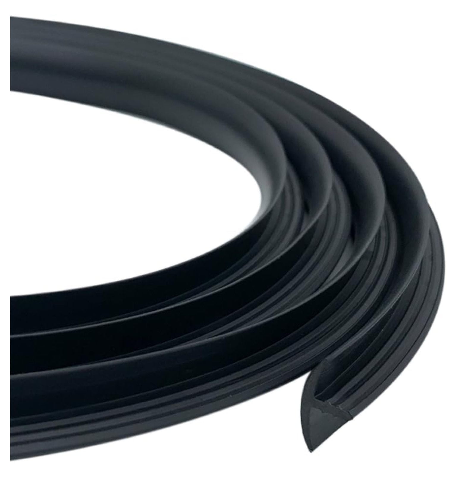 T Rubber Trim Molding 3/4 Inch Edge, 26Ft Black Edging for Tables ...