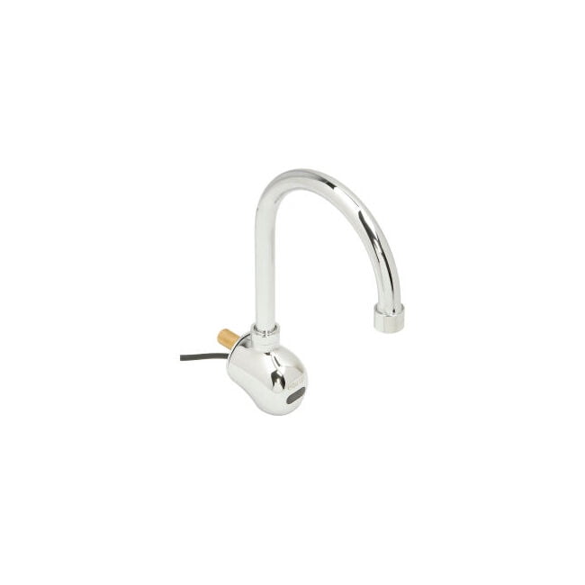 T&S 5EF-1D-WG Equip Sensor Faucet Wall Mount Gooseneck 2.2 GPM Chrome ...