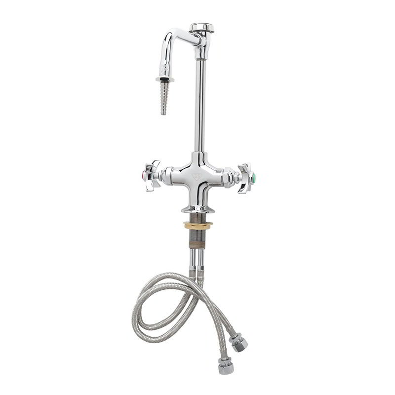 T&S BL-5700-08 2-Handle Laboratory Faucet with Vacuum Breaker, Chrome ...