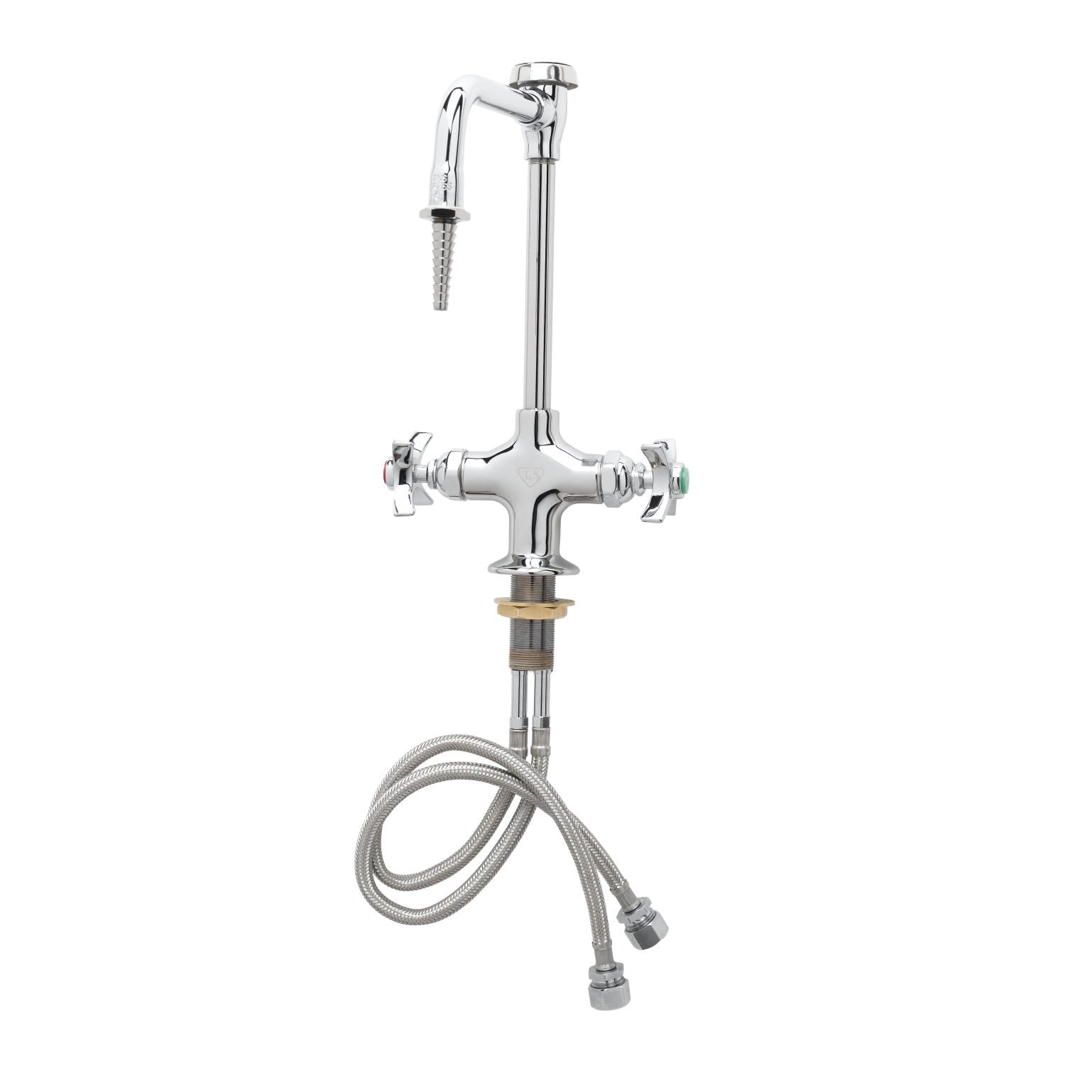 T&S BL-5700-08 2-Handle Laboratory Faucet with Vacuum Breaker, Chrome ...