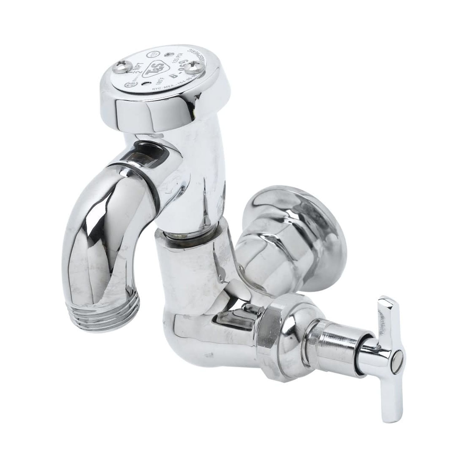 T&S Brass 0.75 in. NPT Female Inlet Sill Faucet Vacuume Breaker Garden ...