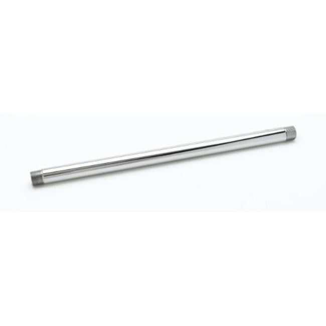 T&S Brass 145X 0.37 NPT x 12 in. Long Chrome Plated Brass Riser ...