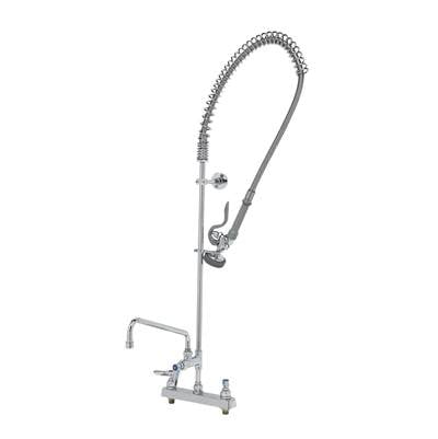 T&S Brass - 8'' Deck Mount Workboard Pre-Rinse unit W/Cerama, B-0107 ...