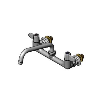 T&S Brass - 8'' Wall Mount Faucet w/ Quarter-Turn Ceramic Cartridges ...