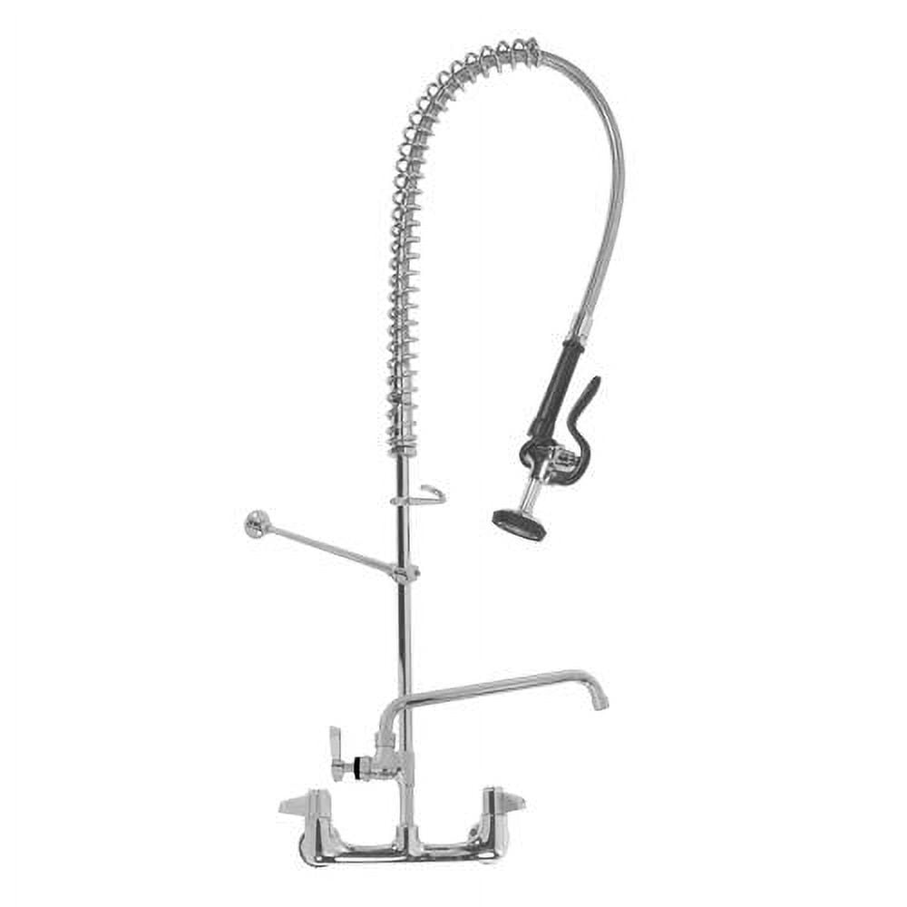 T&S Brass - 8 in Wall Mount Pre Rinse Assembly w/ Add-On Faucet ...