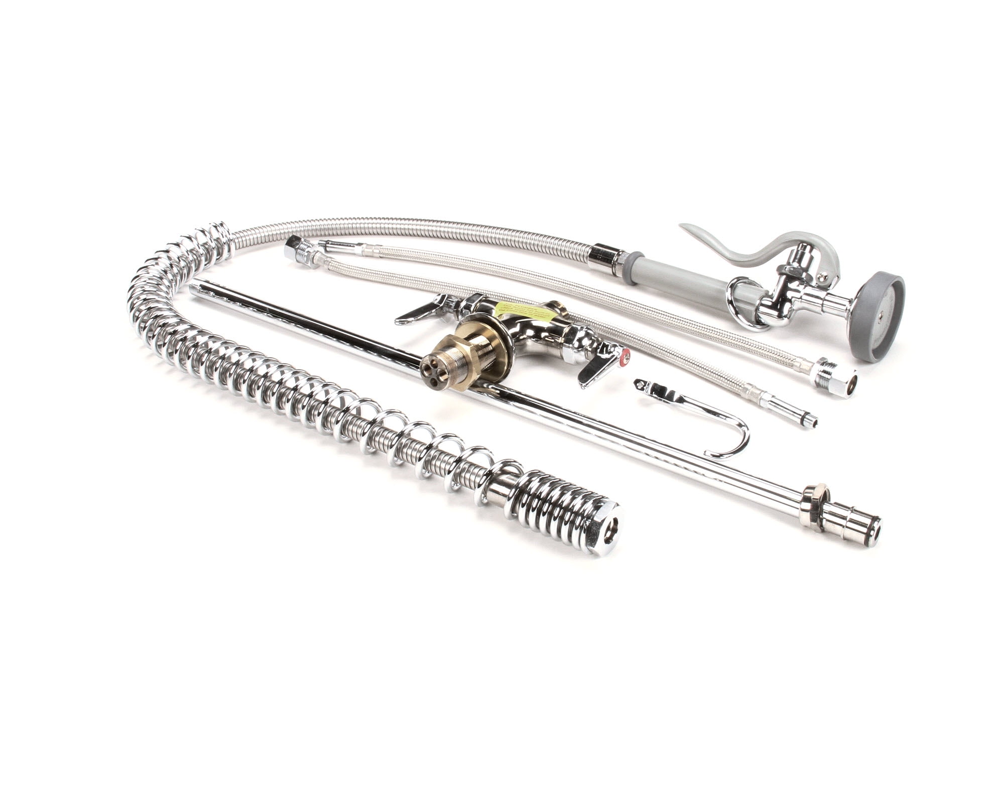 T&S Brass Easyinstall Pre-Rinse, Spring Action, Single Hole B-0113 ...